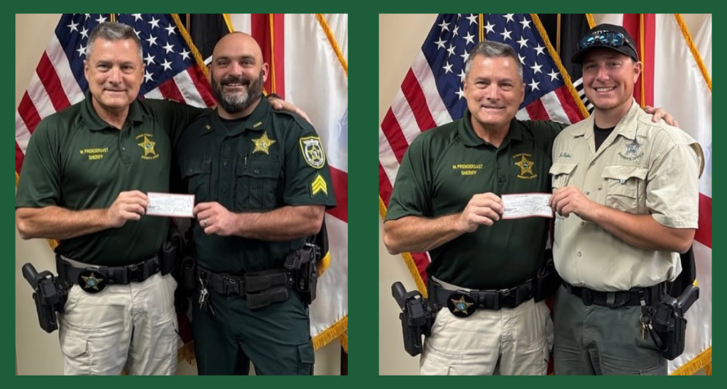 Lend a Hand Story: Sergeant Sudlow and Deputy Fischer Receive Lend a ...